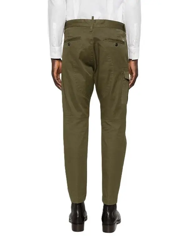 Dsquared2 Slim Fit Cargo Trousers - Green