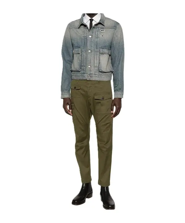 Dsquared2 Slim Fit Cargo Trousers - Green