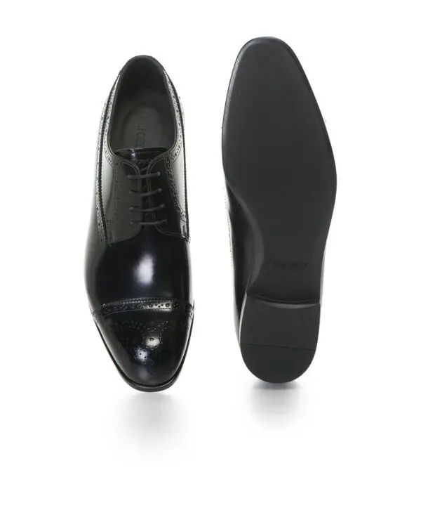 Emporio Armani Classic Lace-up Oxford Shoes
