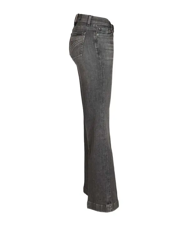 7 For All Mankind Dojo Rocker Flared Jeans