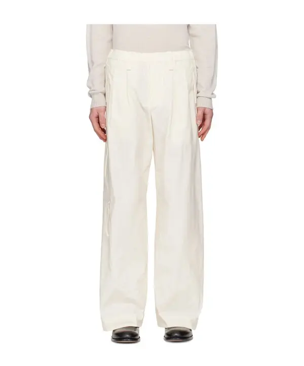 Issey Miyake Pleated Wide-leg Trousers