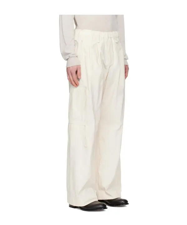 Issey Miyake Pleated Wide-leg Trousers