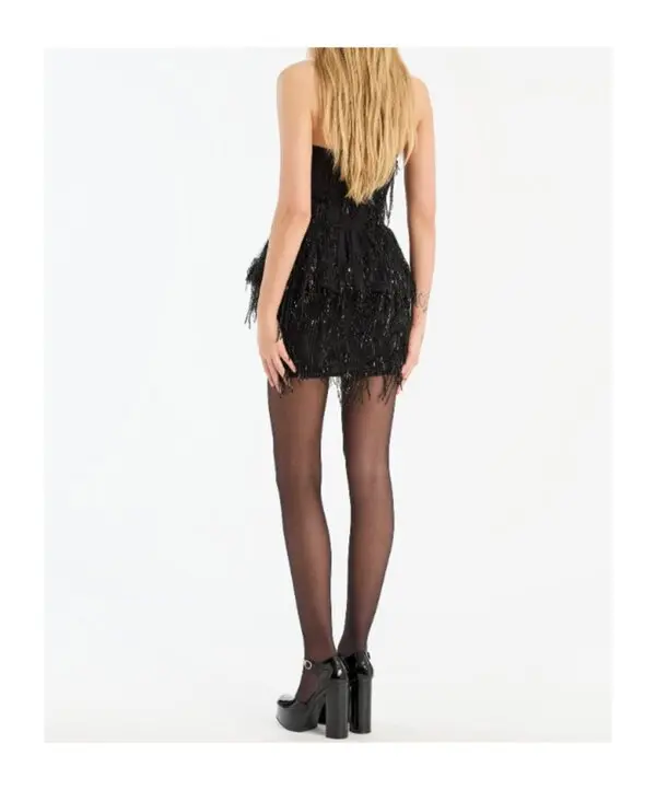 ROTATE BY BIRGER CHRISTENSEN Sequinned Bubble Top