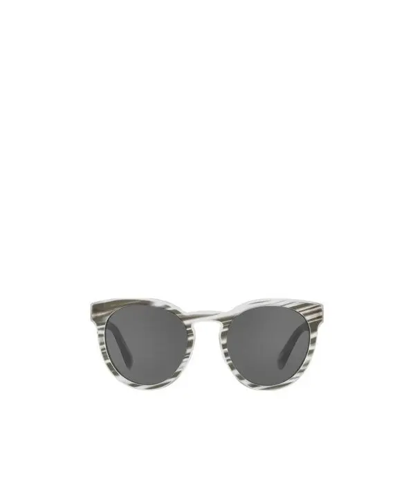 Dolce & Gabbana Logo Round Sunglasses - Gray