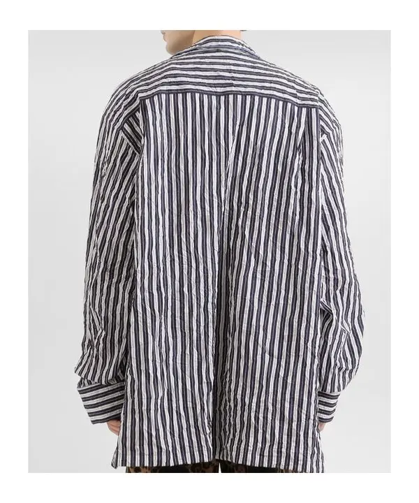 Dolce & Gabbana Dolce Gabbana Crinkled Stripe Shirt