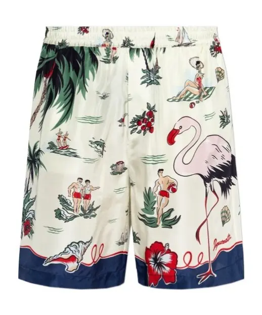 Dsquared2 Aloha Printed Boxer Shorts - White