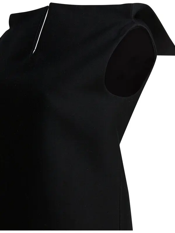 Balenciaga Sleeveless Mini Dress - Black