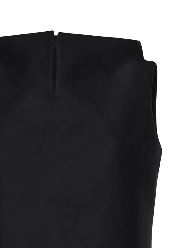 Balenciaga Sleeveless Mini Dress - Black