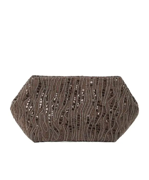 Brunello Cucinelli Embellished Cross Body Bag