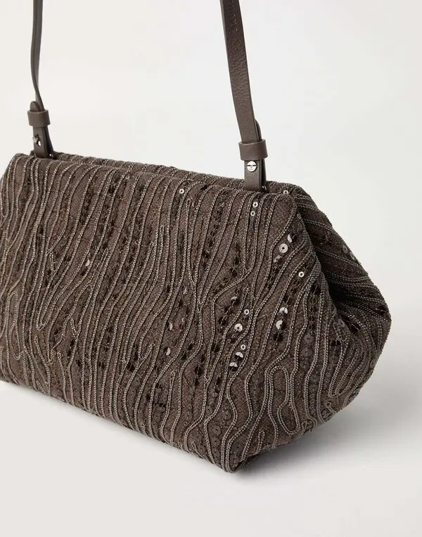 Brunello Cucinelli Embellished Cross Body Bag