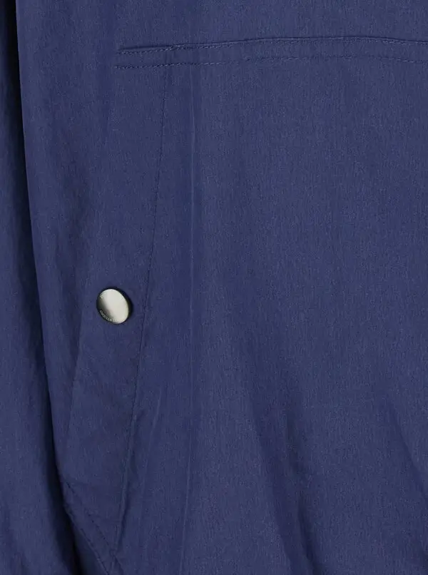 DUNST Zip Hooded Jacket With Cotton-polyester Blend - Blue
