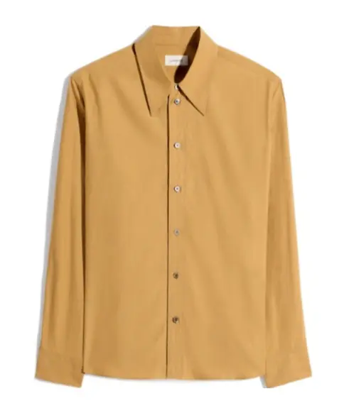 LEMAIRE Pointed Collar Shirt - Cumin