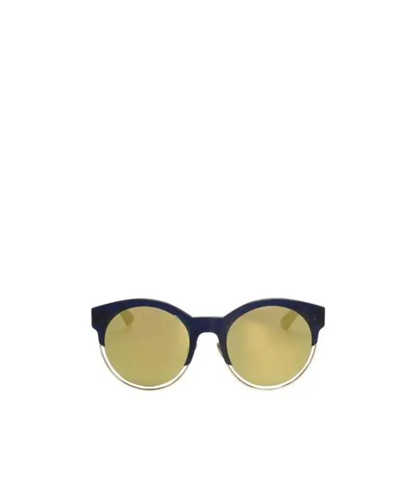 Dior Round Sunglasses With Colored Lenses - Nude