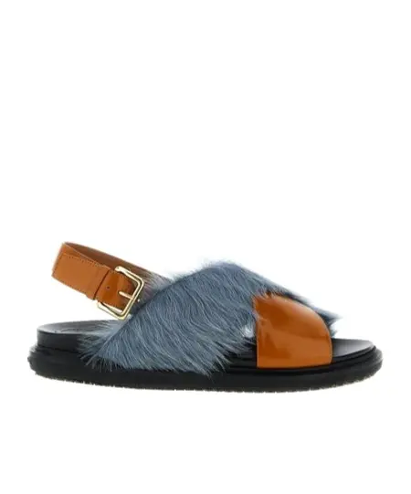 Marni Crossover Strap Fussbett Sandals