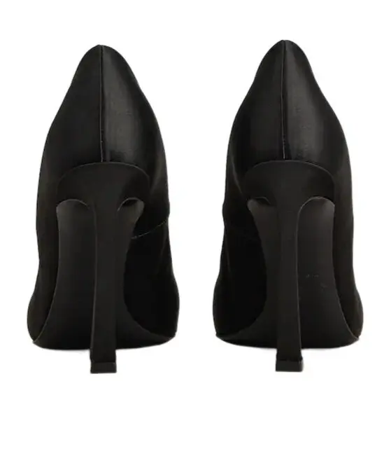 ROGER VIVIER Trompette Pumps With Crystal Buckle - Black