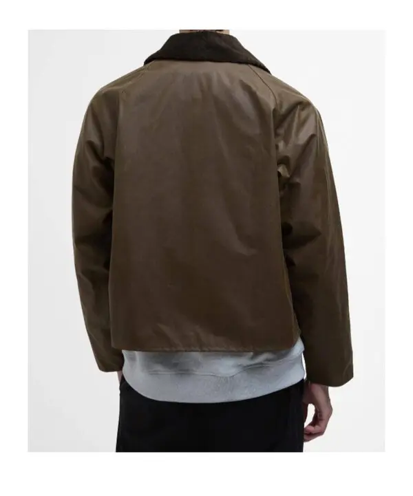 Barbour Spey Slim Waxed Jacket - Beech
