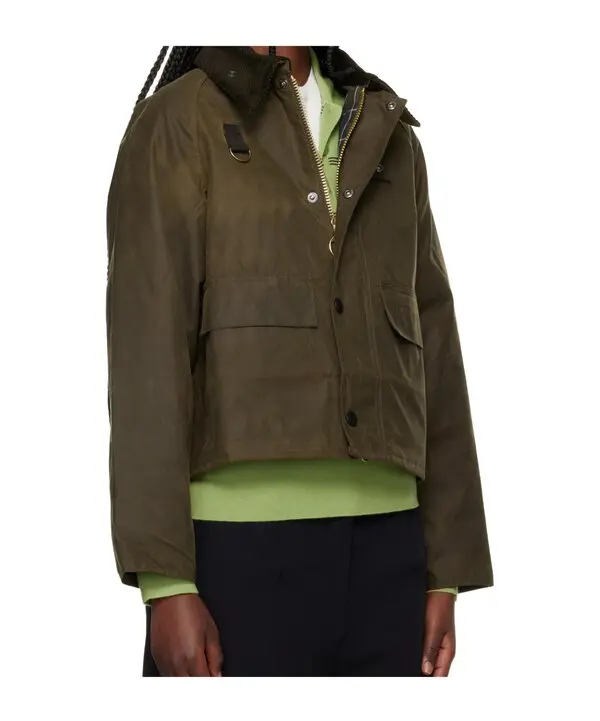 Barbour Spey Slim Waxed Jacket - Beech
