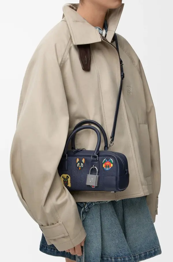 Loewe X Louis Wain Amazona 23 Denim Tote Bag