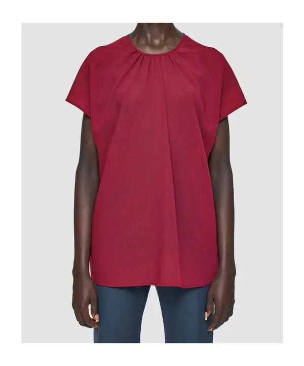 JOSEPH Broca Sheer Fine Wool Blouse