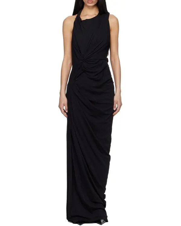 ENTIRE STUDIOS Oaklyn Draped Halterneck Maxi Dress