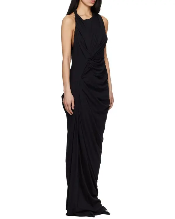 ENTIRE STUDIOS Oaklyn Draped Halterneck Maxi Dress