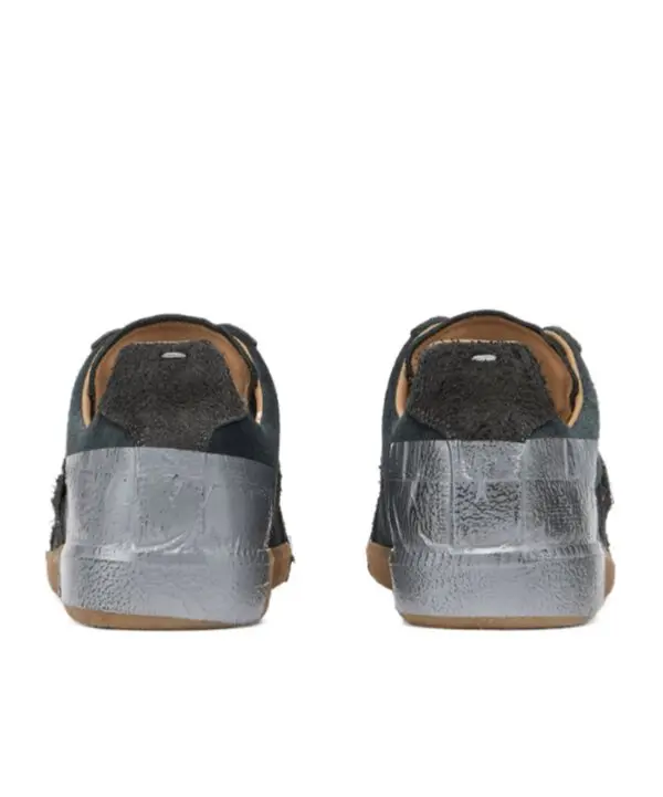 MAISON MARGIELA Replica Sneakers With Lace-up Closure - Black
