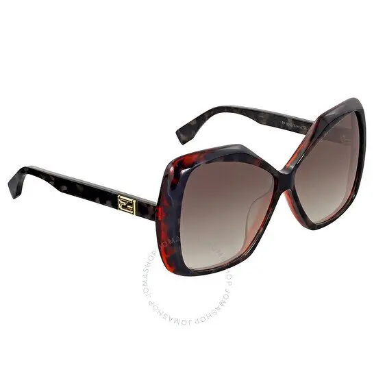 Fendi Square Frame Sunglasses - Multicolor