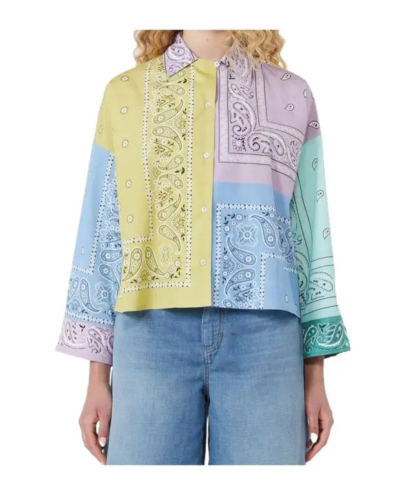 Max Mara Patchwork Bandana-print Shirt