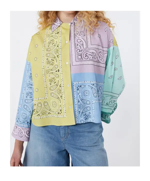 Max Mara Patchwork Bandana-print Shirt