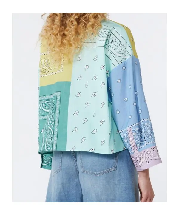 Max Mara Patchwork Bandana-print Shirt