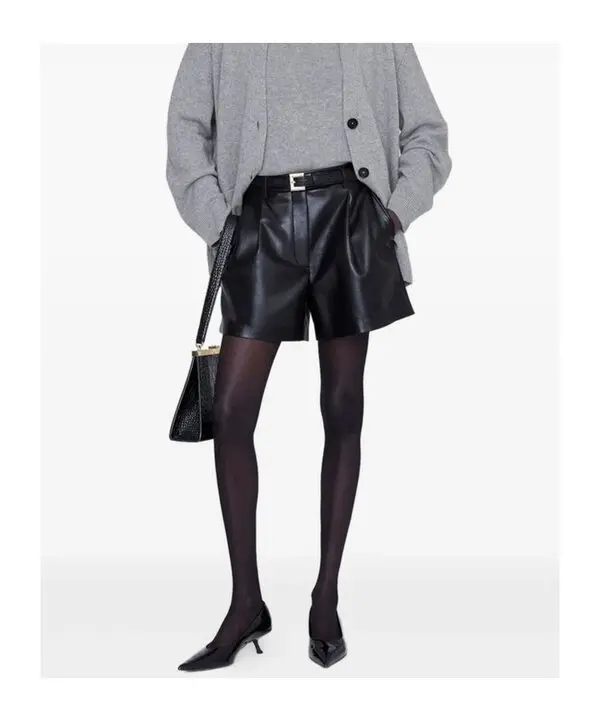 ANINE BING Trent Wide-leg Shorts