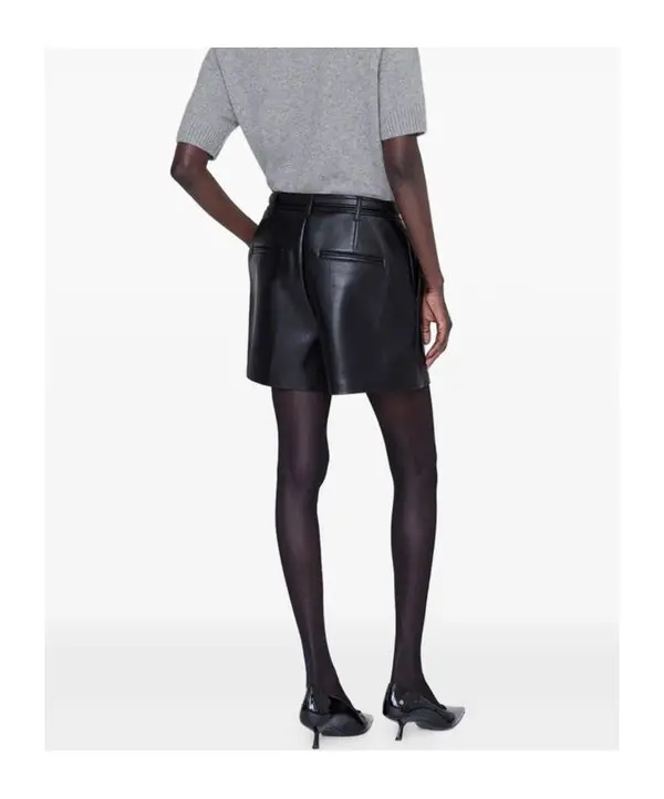 ANINE BING Trent Wide-leg Shorts