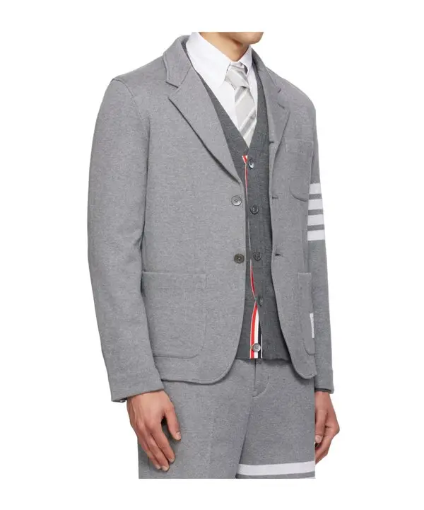 Thom Browne 4-bar Blazer - Medium Gray