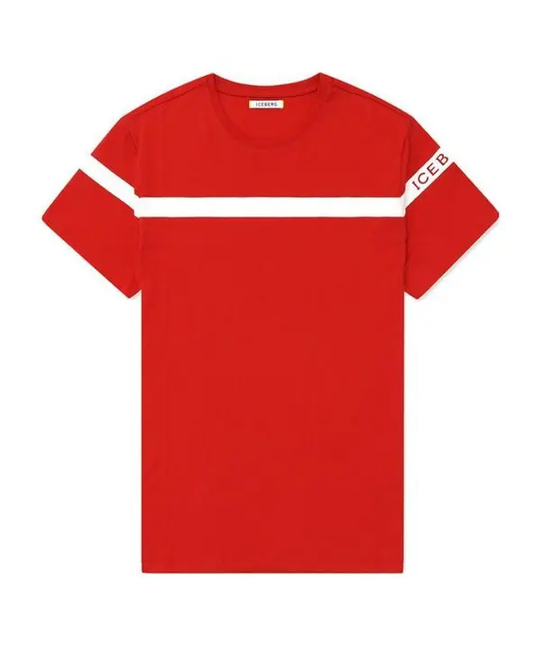 Iceberg Logo Printed T-shirt - Red