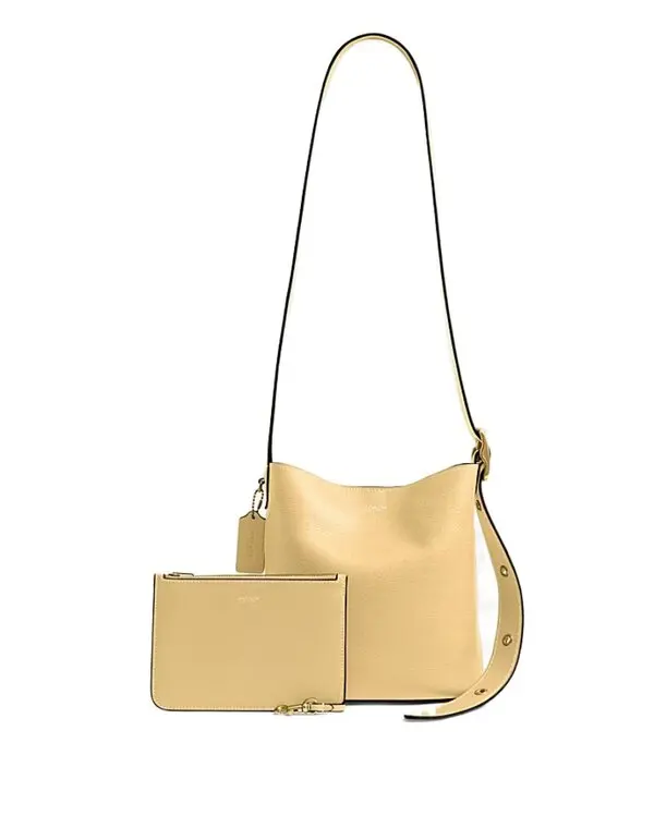 COACH Bleecker Leather Bucket Bag