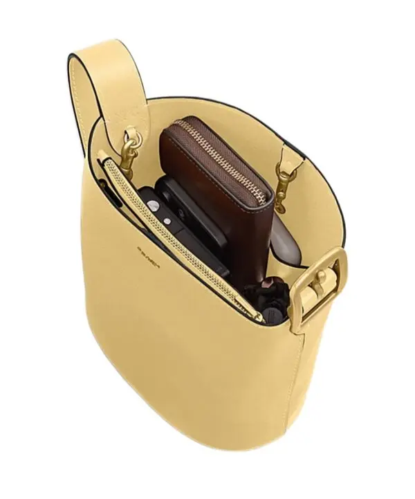 COACH Bleecker Leather Bucket Bag