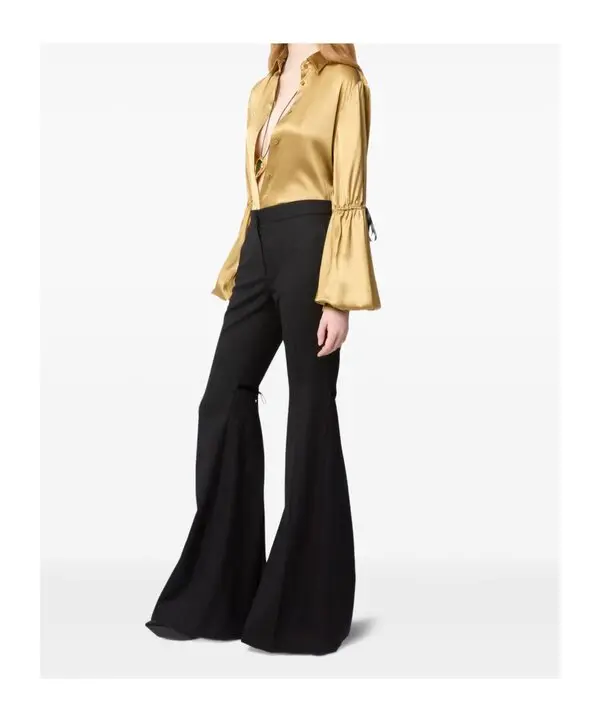 Nina Ricci Bow-detail Flared Trousers