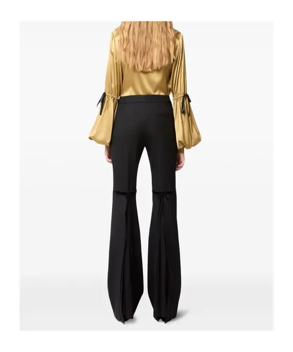 Nina Ricci Bow-detail Flared Trousers