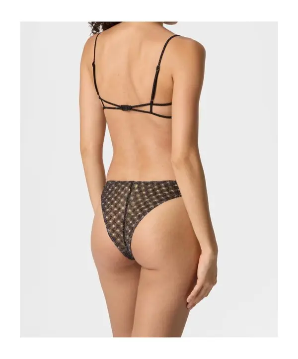 Missoni Glitter Pattern Bikini - Brown