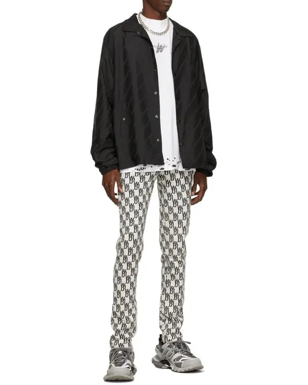 We11Done Logo Pattern Knitted Leggings