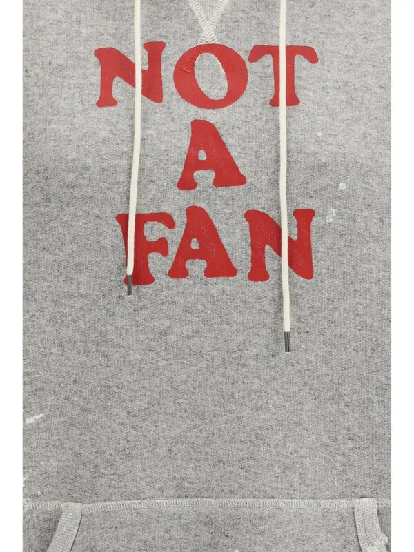 R13 Not A Fan" Distressed Hoodie