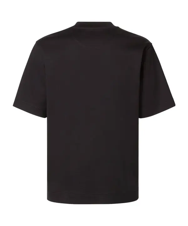 Fendi Ff Motif Crewneck T-shirt