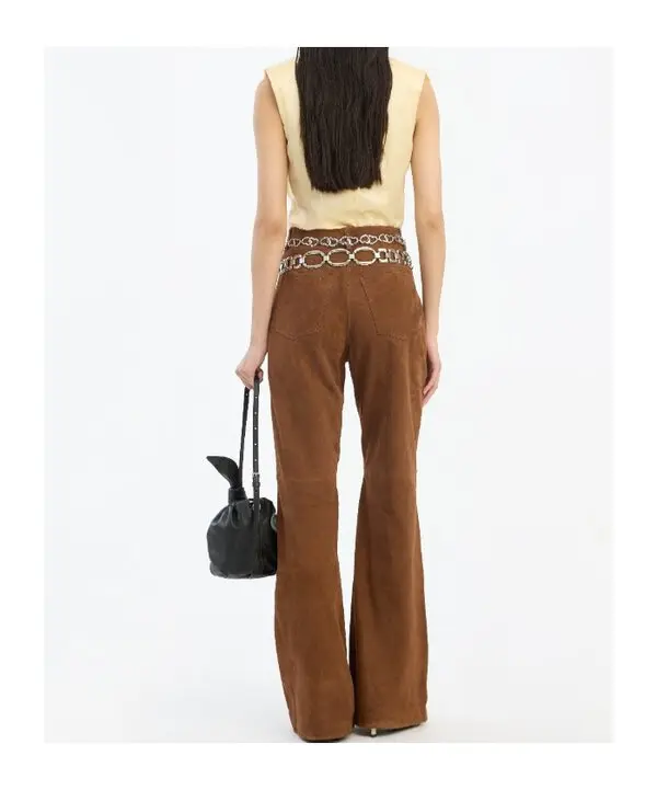 ROTATE BY BIRGER CHRISTENSEN Draped Cowl Neck Top - Yellow