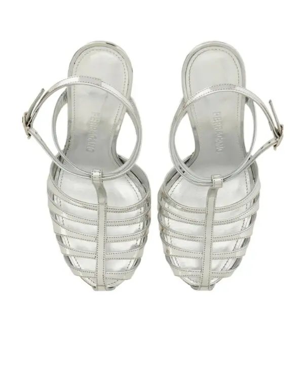 FERRAGAMO Cage Stiletto Sandal