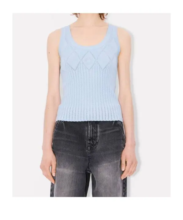 Kenzo Textured Knit Tank Top