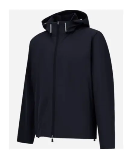 Herno Zip-up Hooded Jacket - Blue
