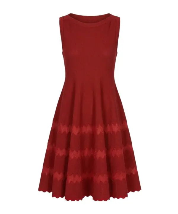 Alaïa A-line Knit Dress