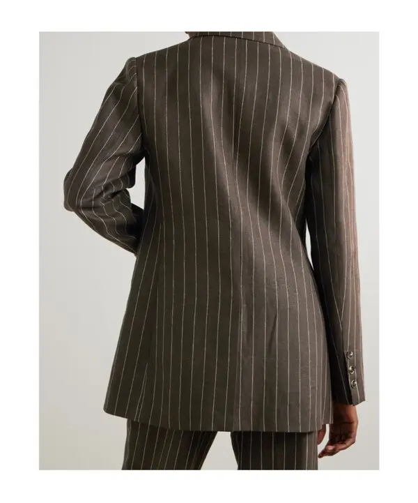 Posse Pinstripe Single-breasted Blazer