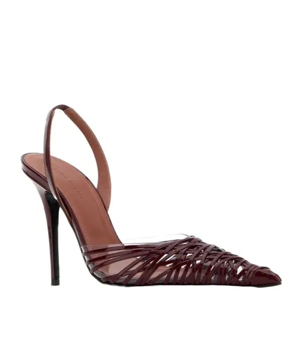 Amina Muaddi Pointed-toe Stiletto High-heeled Sandals
