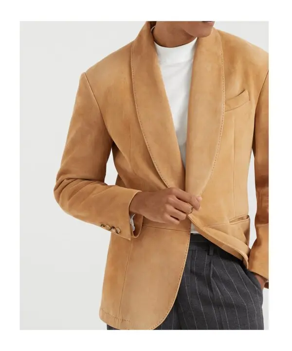 Brunello Cucinelli Suede Blazer